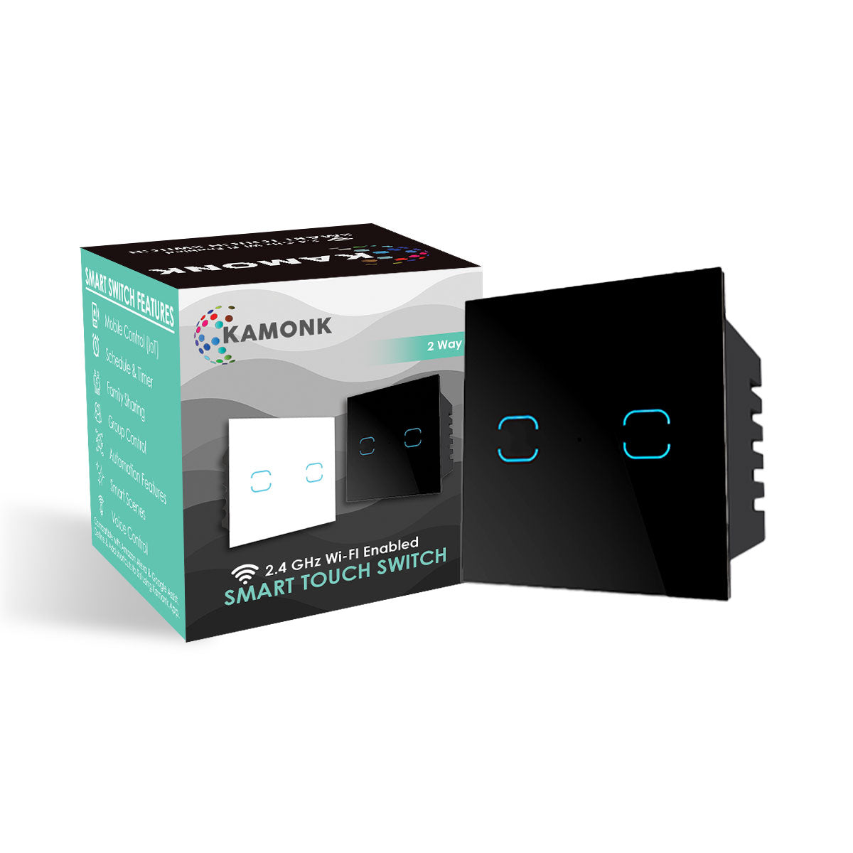 Smart Touch Switch, Alexa, Google Assist, Siri Shortcuts, Kamonk App ...